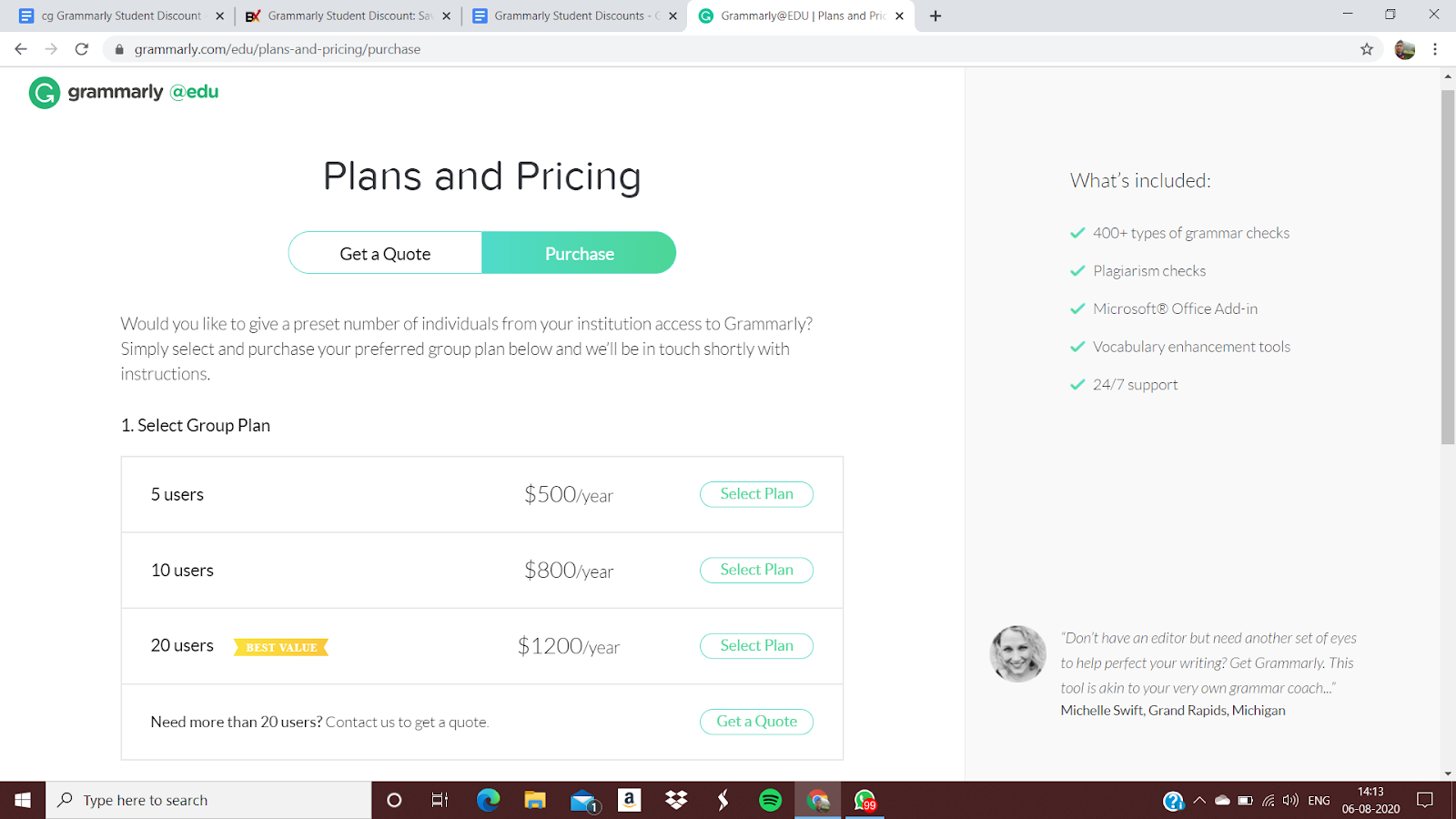 Grammarly Student Discount (2022) - How to Avail?