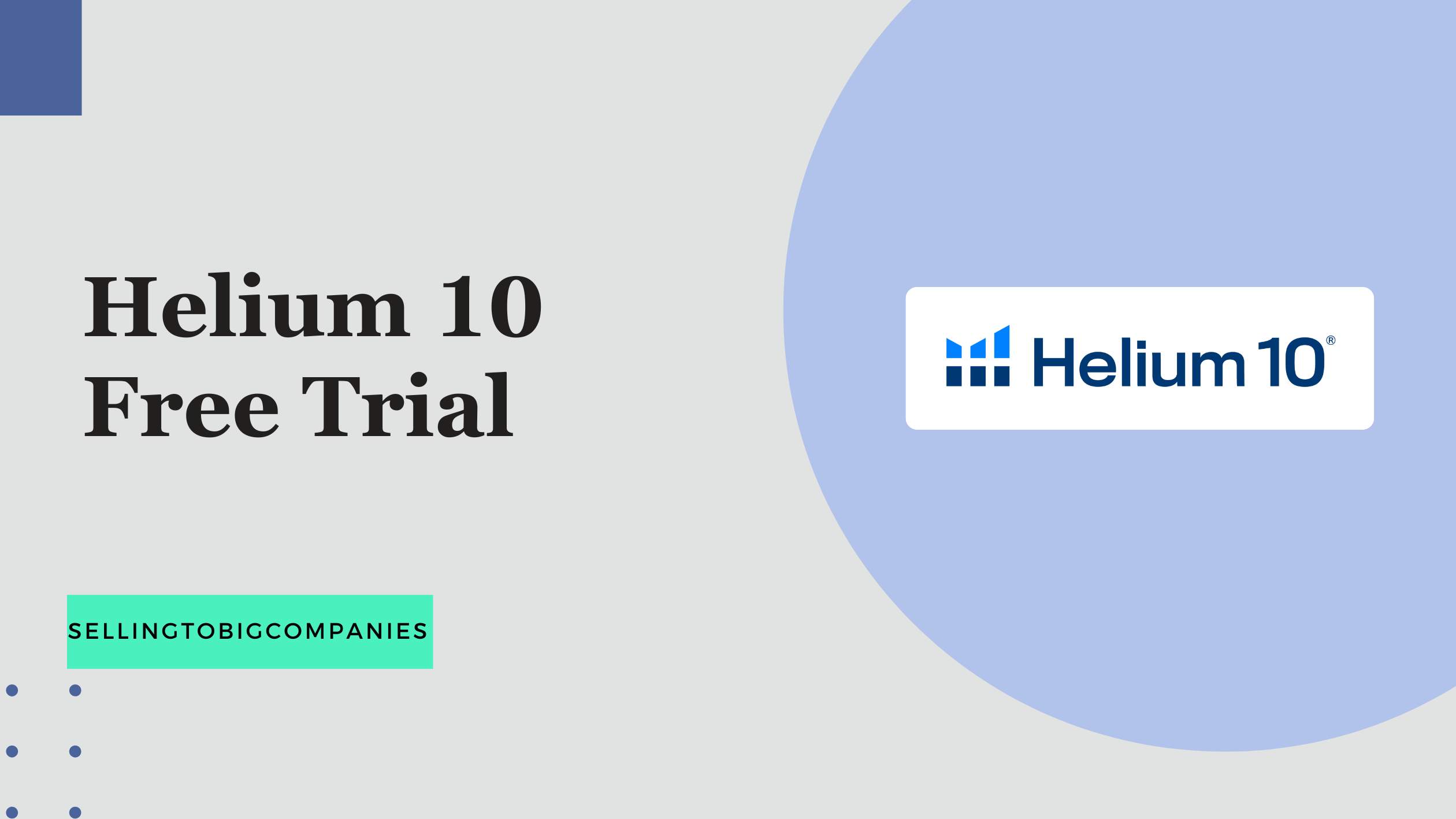 Helium 10 Free Trial 2025 — Access Premium Features