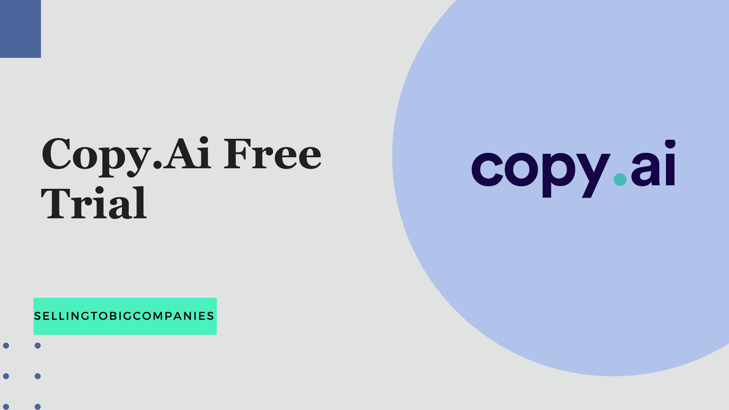 Copy.Ai Free Trial 2025 — Get Lifetime Access!